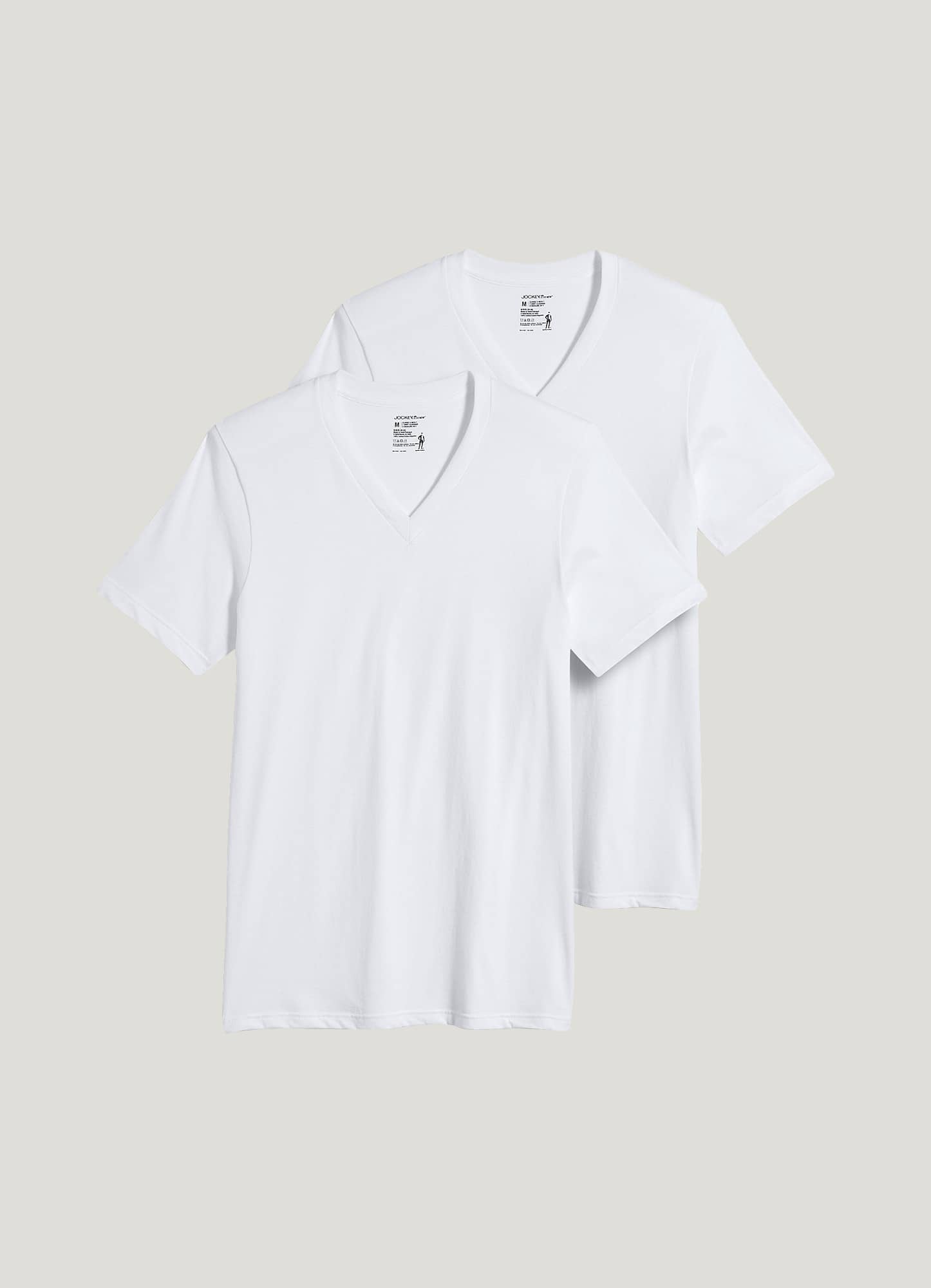 Jockey white t shirt store