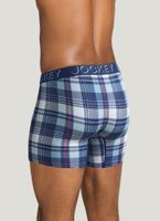 Jockey® Cotton Modal Blue Plaid Boxer Brief