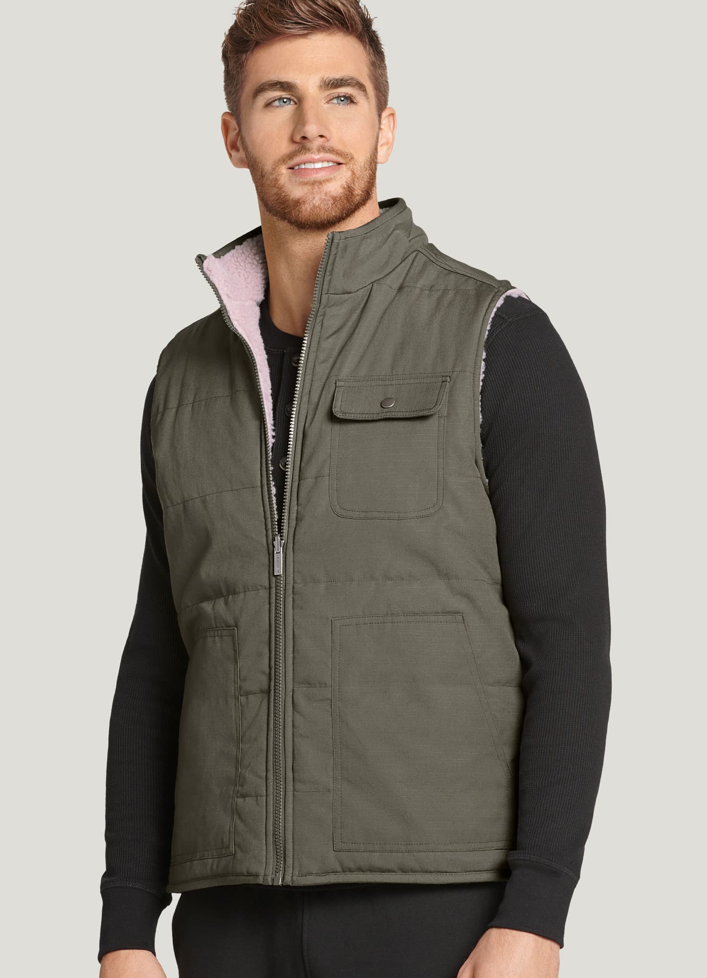 Jockey Reversible Sherpa Vest