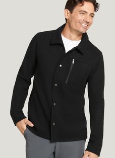 Jockey® Full Zip Snap Wooly Shirt Jacket